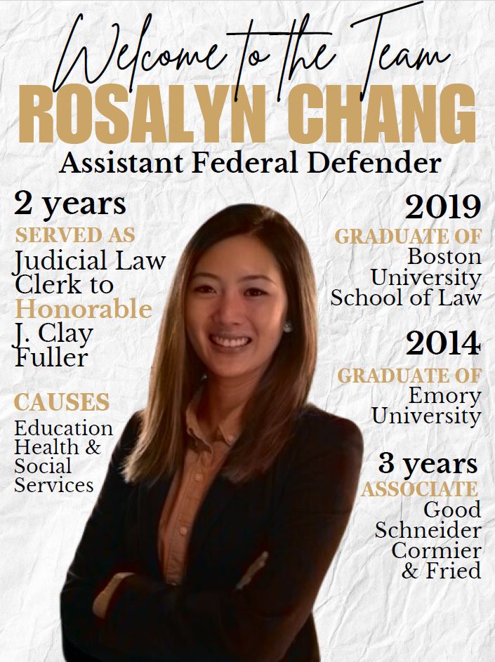 Welcome, Rosalyn Chang! – THE BLUE NOTES BLOG