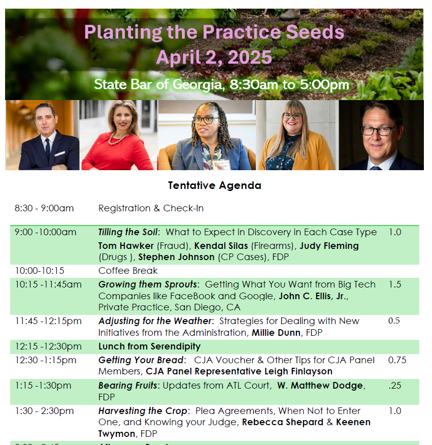 Spring Seminar – Planting the Seeds of Knowledge – THE BLUE NOTES BLOG
